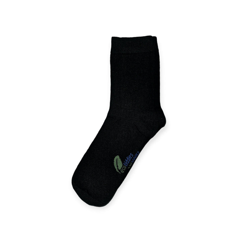 BLACK SCHOOL SOCKS - KIDS (PLAIN SOCKS) – Eco Kiddies